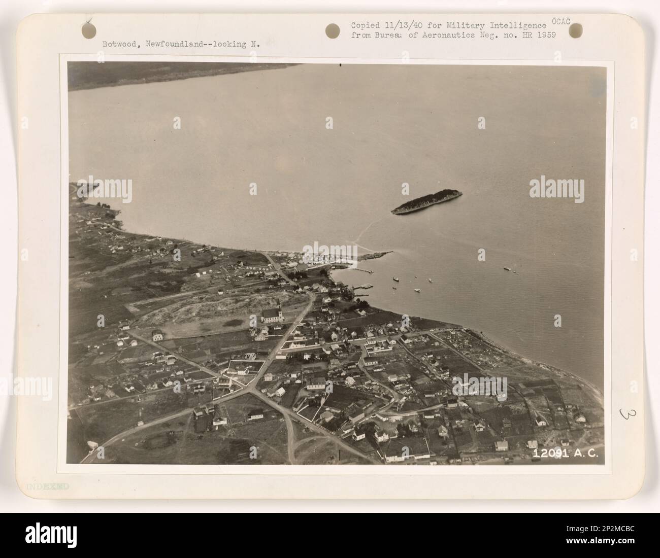 Newfoundland, Aerial Photograph Stock Photo - Alamy