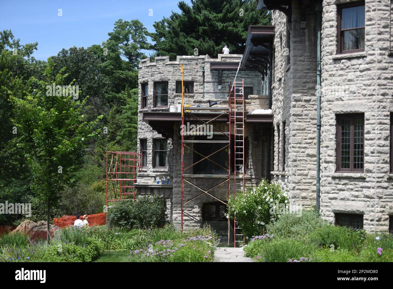 This July 16, 2015, photo shows the century-old Fair Lane estate that ...
