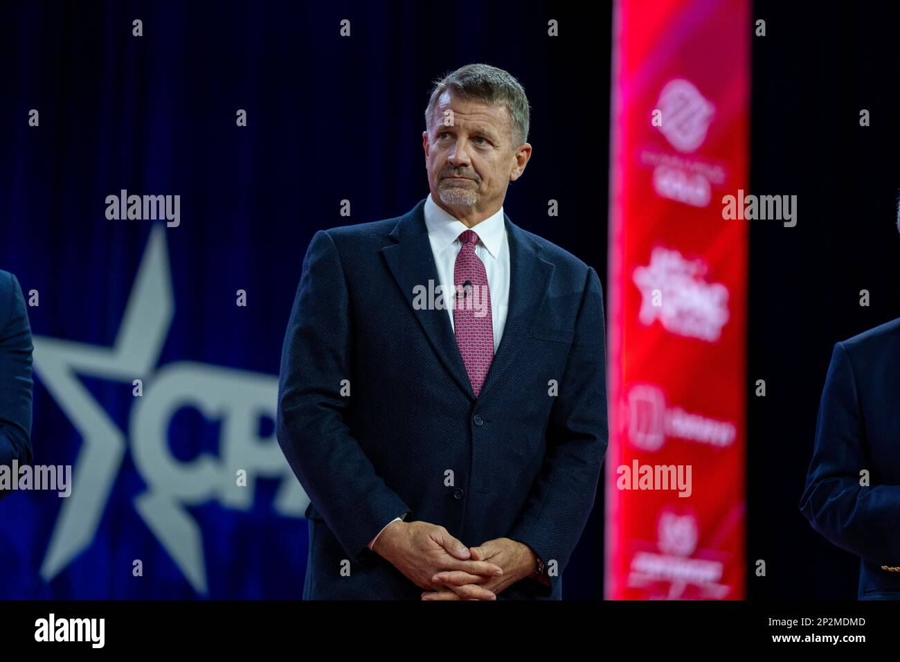 Erik Prince, founder of the private security firm Blackwater, speaks at the Conservative ...