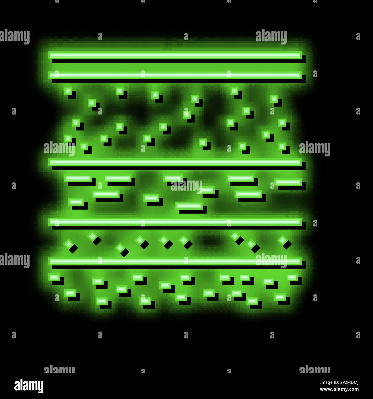 layers of soil neon glow icon illustration Stock Vector Image & Art - Alamy