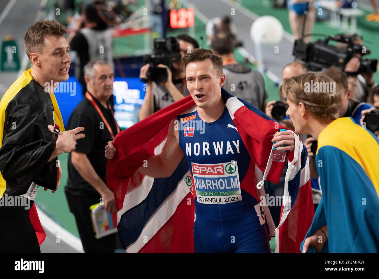Istanbul, Turkey. 5th Mar 2023. Julien Watrin of Belgium, Karsten ...