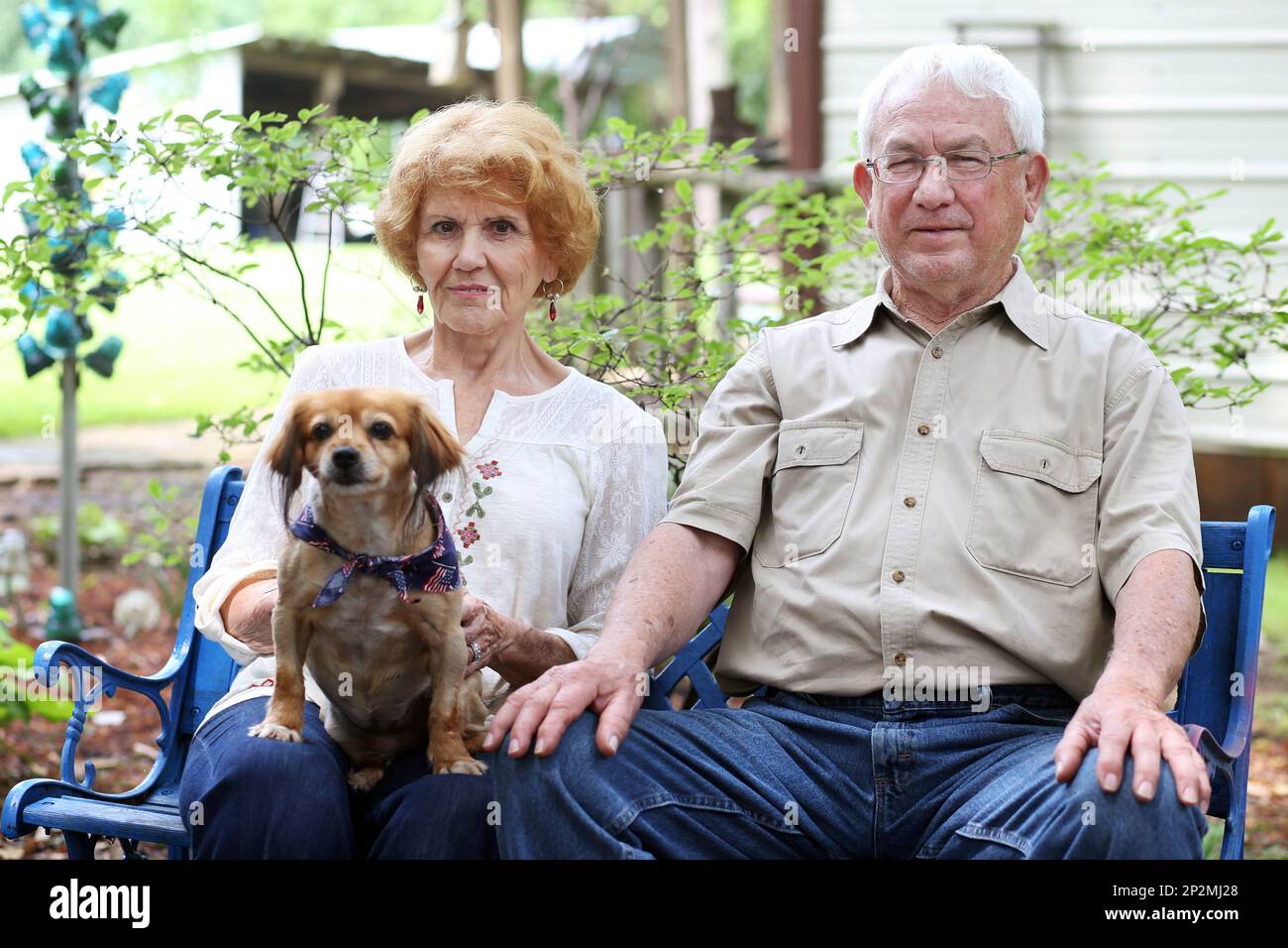 In this July 2, 2015 photo, Robbie and Sid Dendy of Houston, Miss., and ...