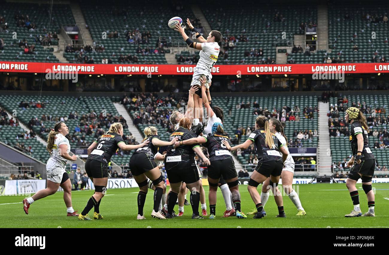 Twickenham, United Kingdom. 04th Mar, 2023. Allianz Premier 15s Rugby ...