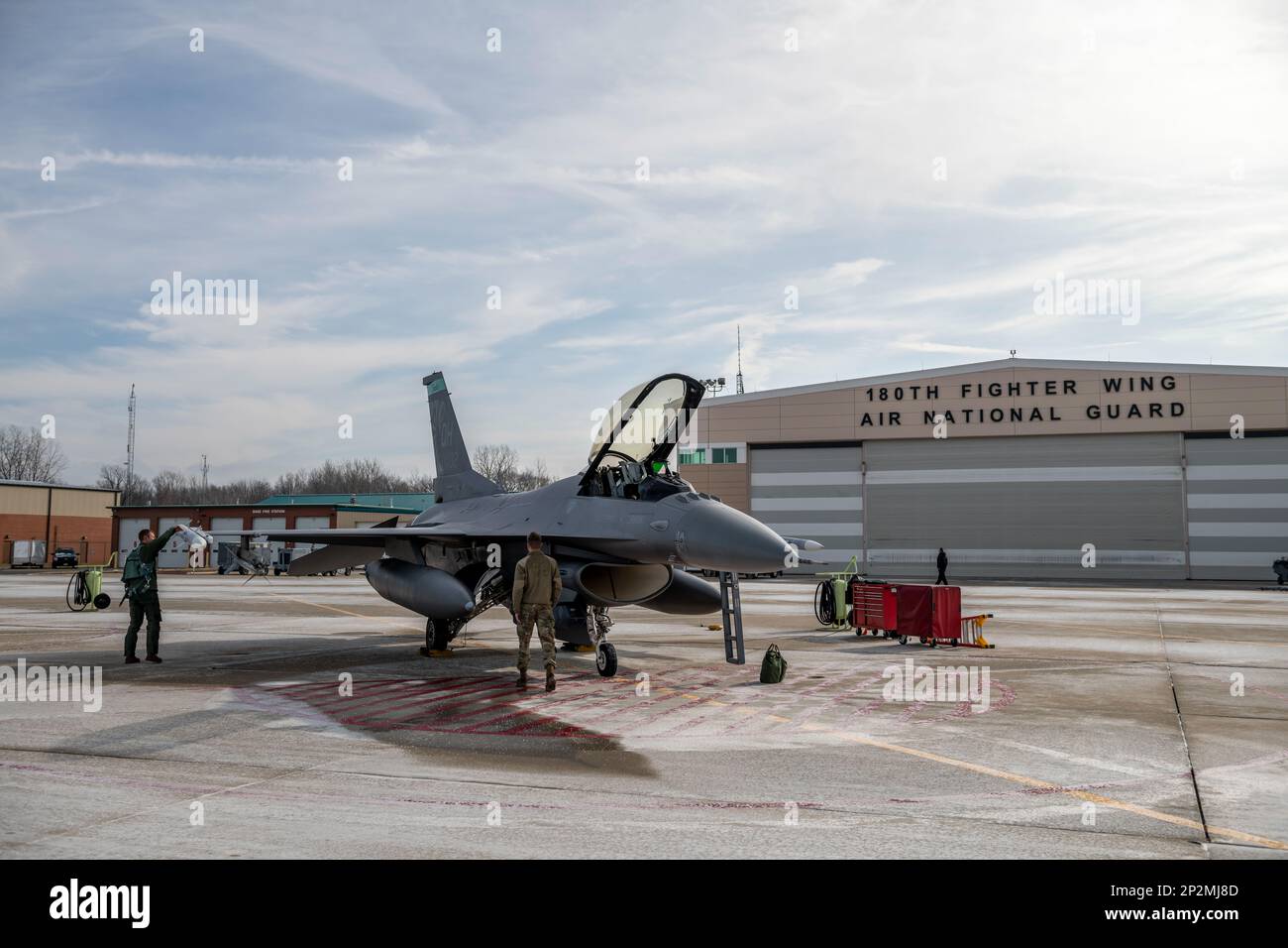 U.S. Air Force Maj. Phillip McCoy, an F-16 fighter pilot assigned to ...
