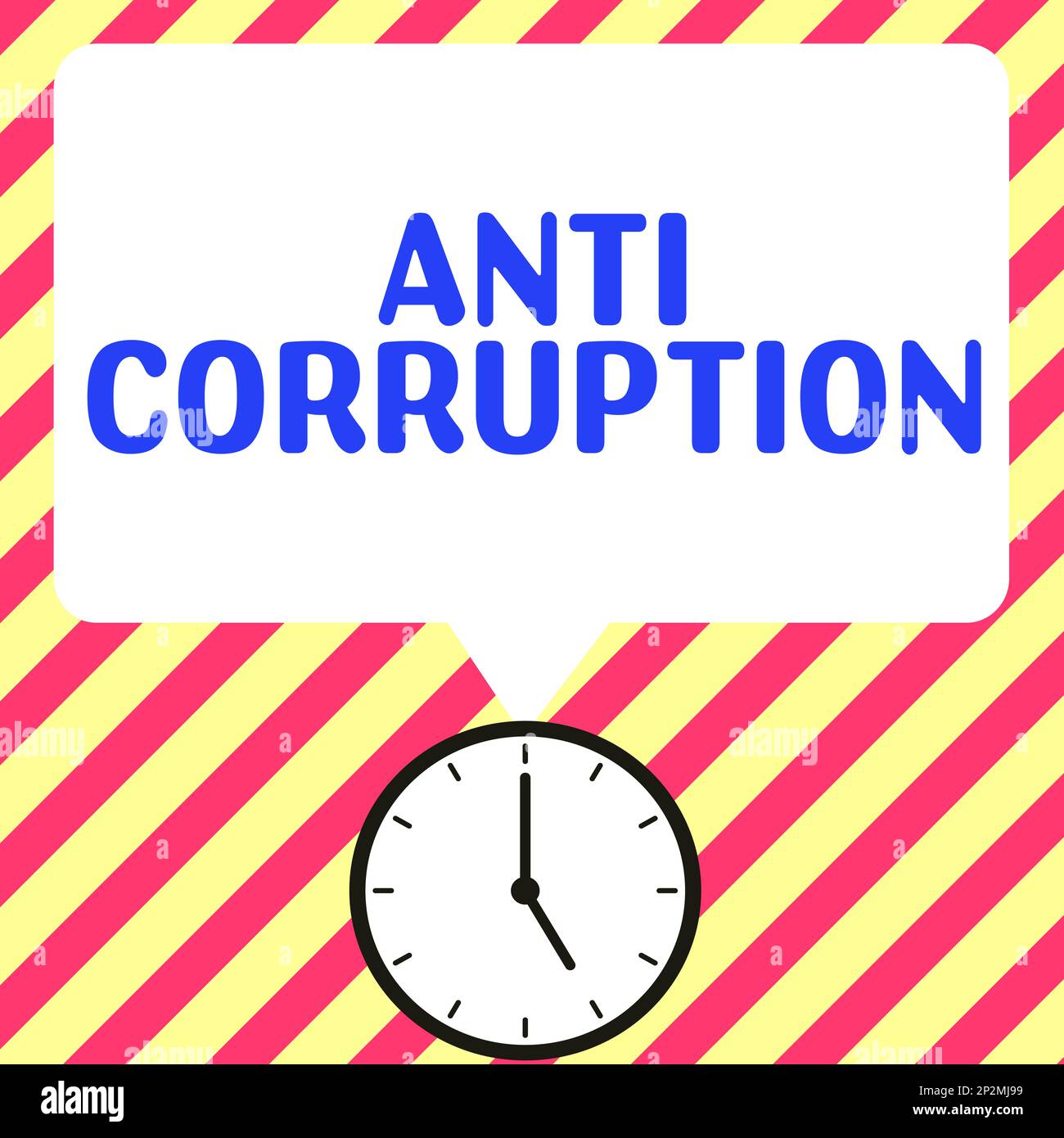 Hand writing sign Anti Corruption. Business idea regulations stop ...