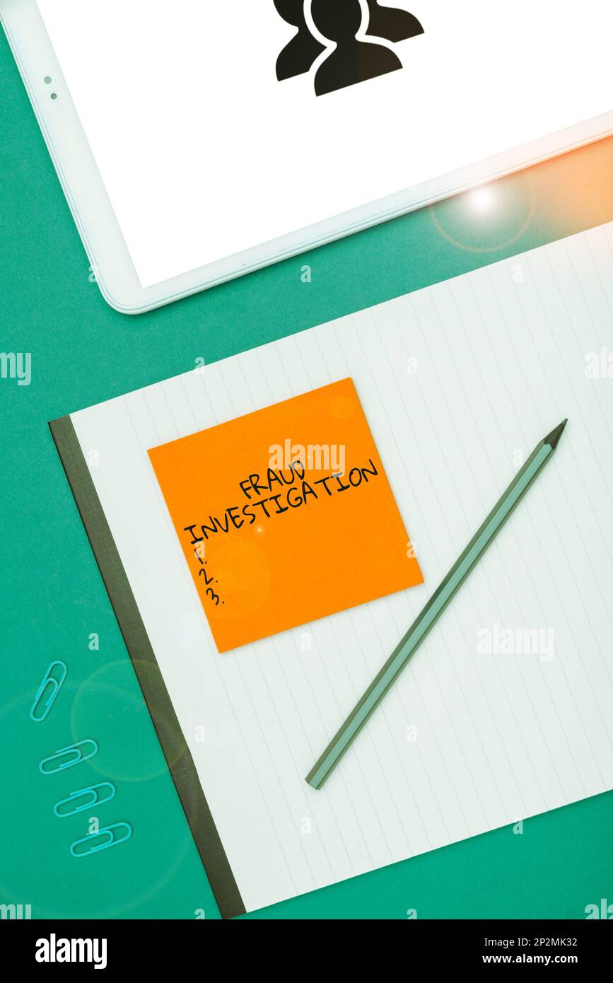 Conceptual caption Fraud Investigation. Business idea process of ... Conceptual caption Fraud Investigation. Business idea process of ...