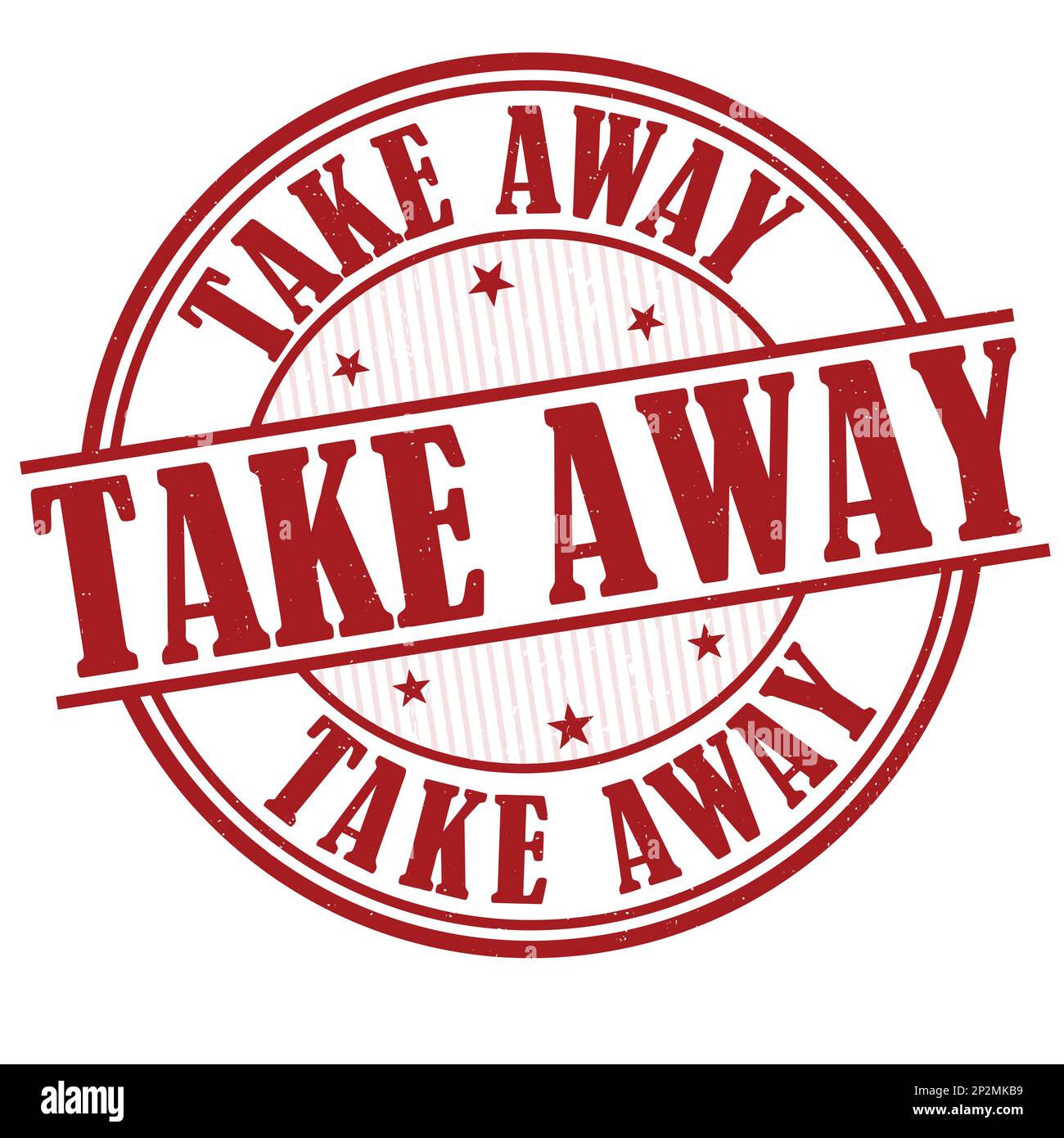 Take away grunge rubber stamp on white background, vector illustration ...
