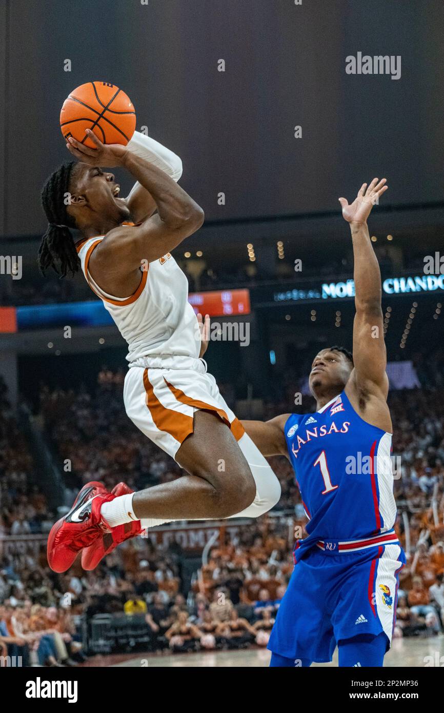 March 4, 2023. Marcus Carr #5 of the Texas Longhorns in action vs the ...