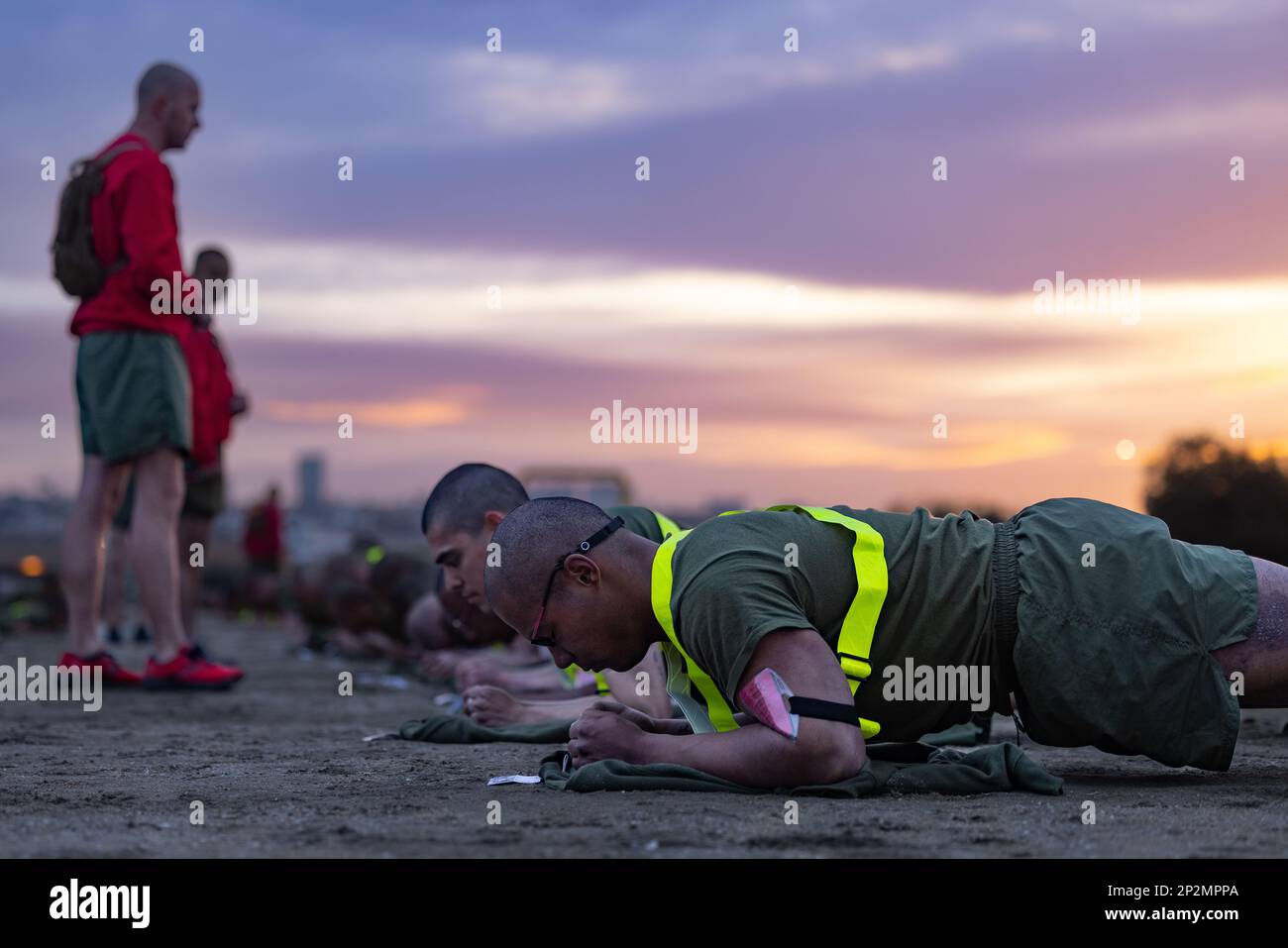 U.S. Marine Corps recruits with Delta Company, 1st Recruit Training ...