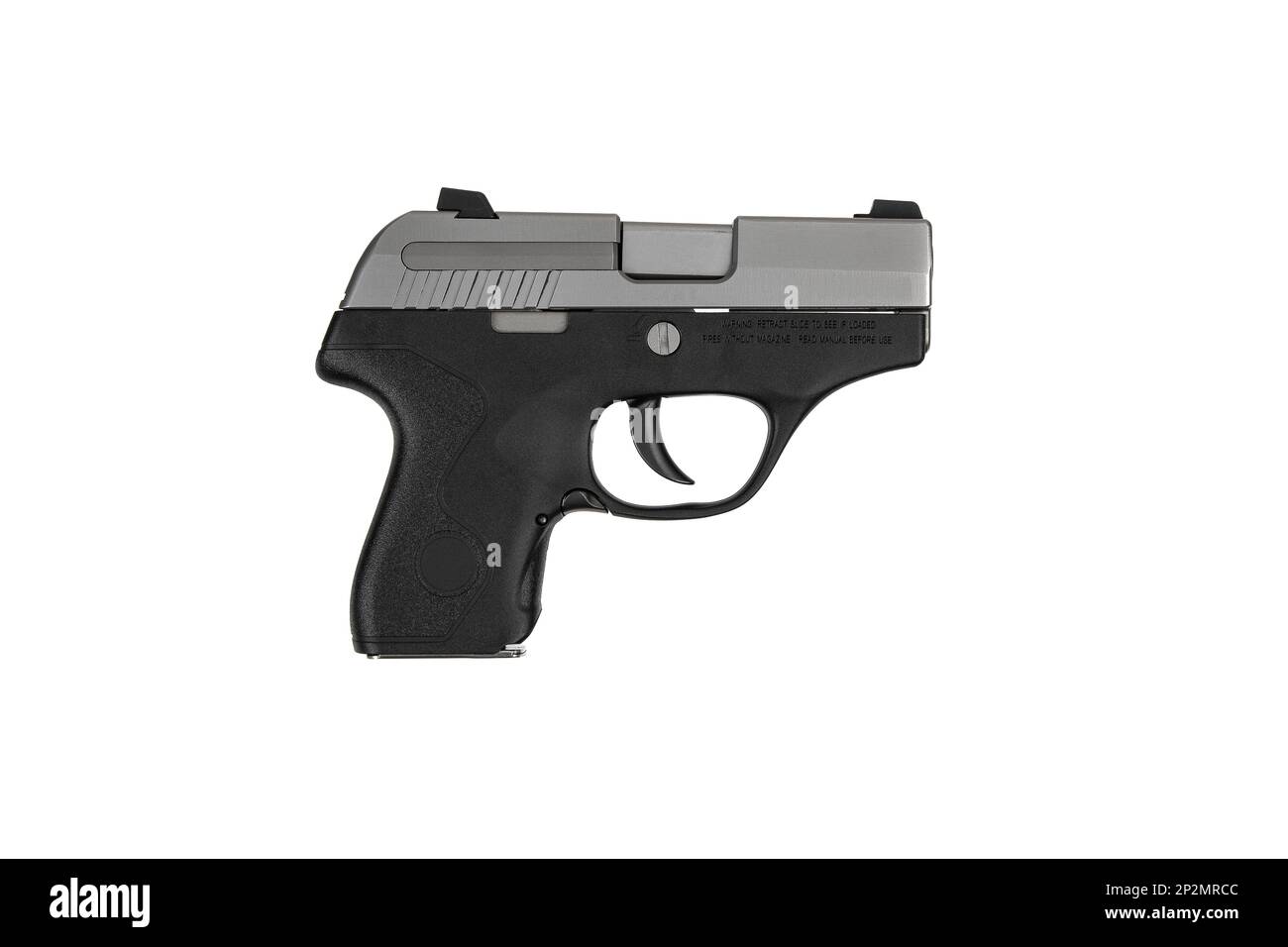 Modern semi-automatic pistol. A short-barreled weapon for self-defense ...