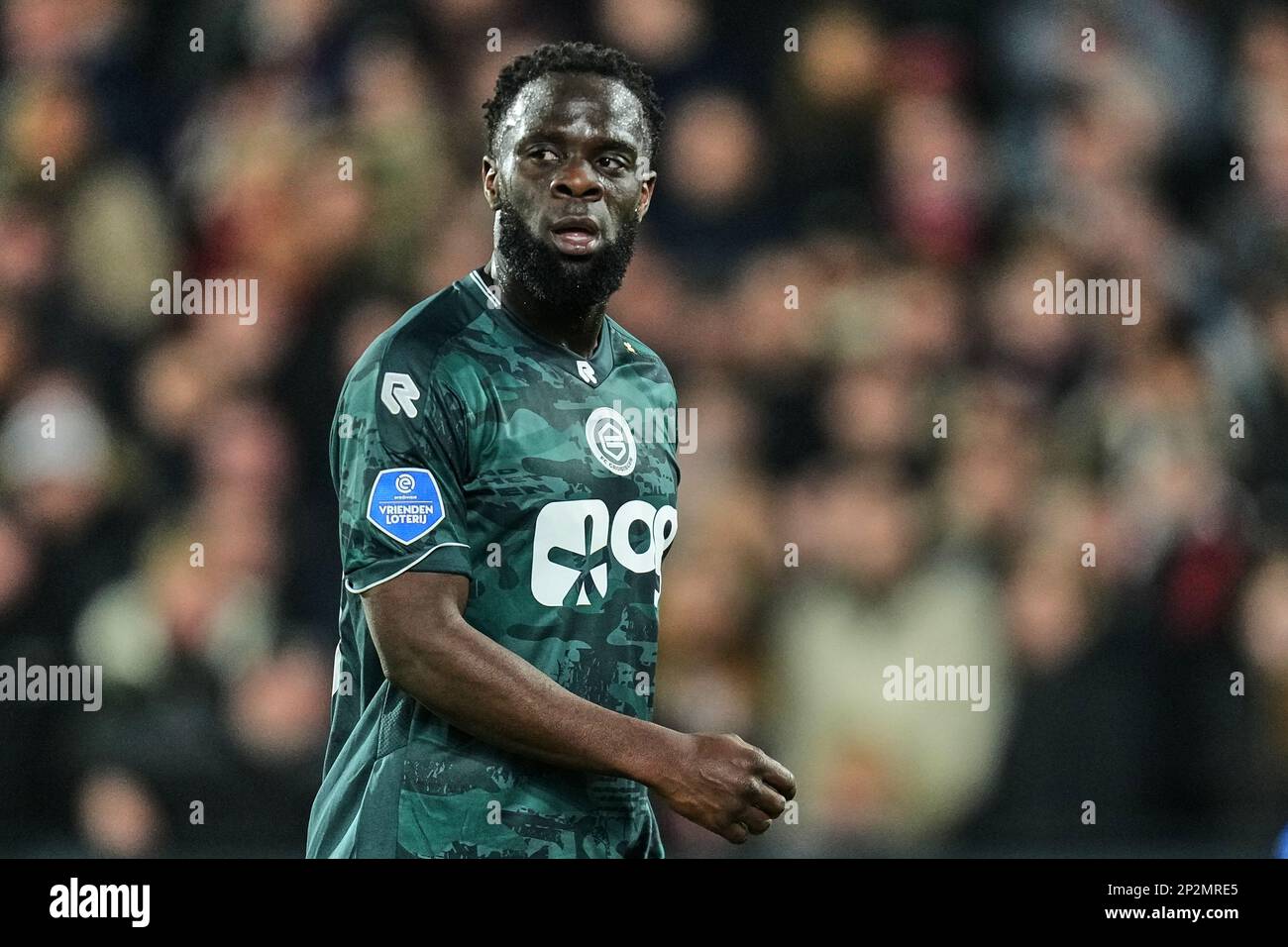 Rotterdam - Elvis Manu of FC Groningen during the match between ...