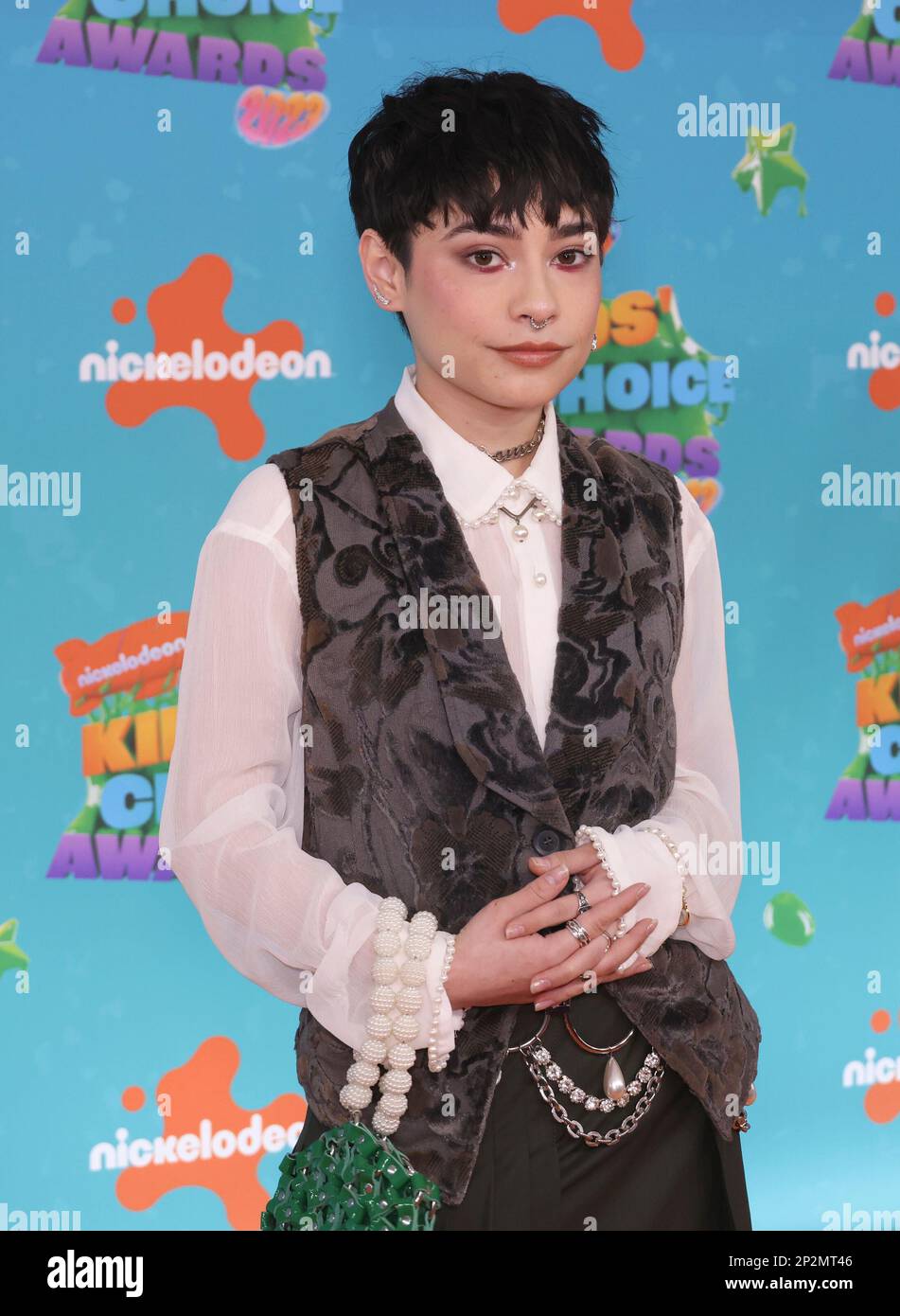 Ceci Balagot arrives at the Nickelodeon Kids' Choice Awards on Saturday ...