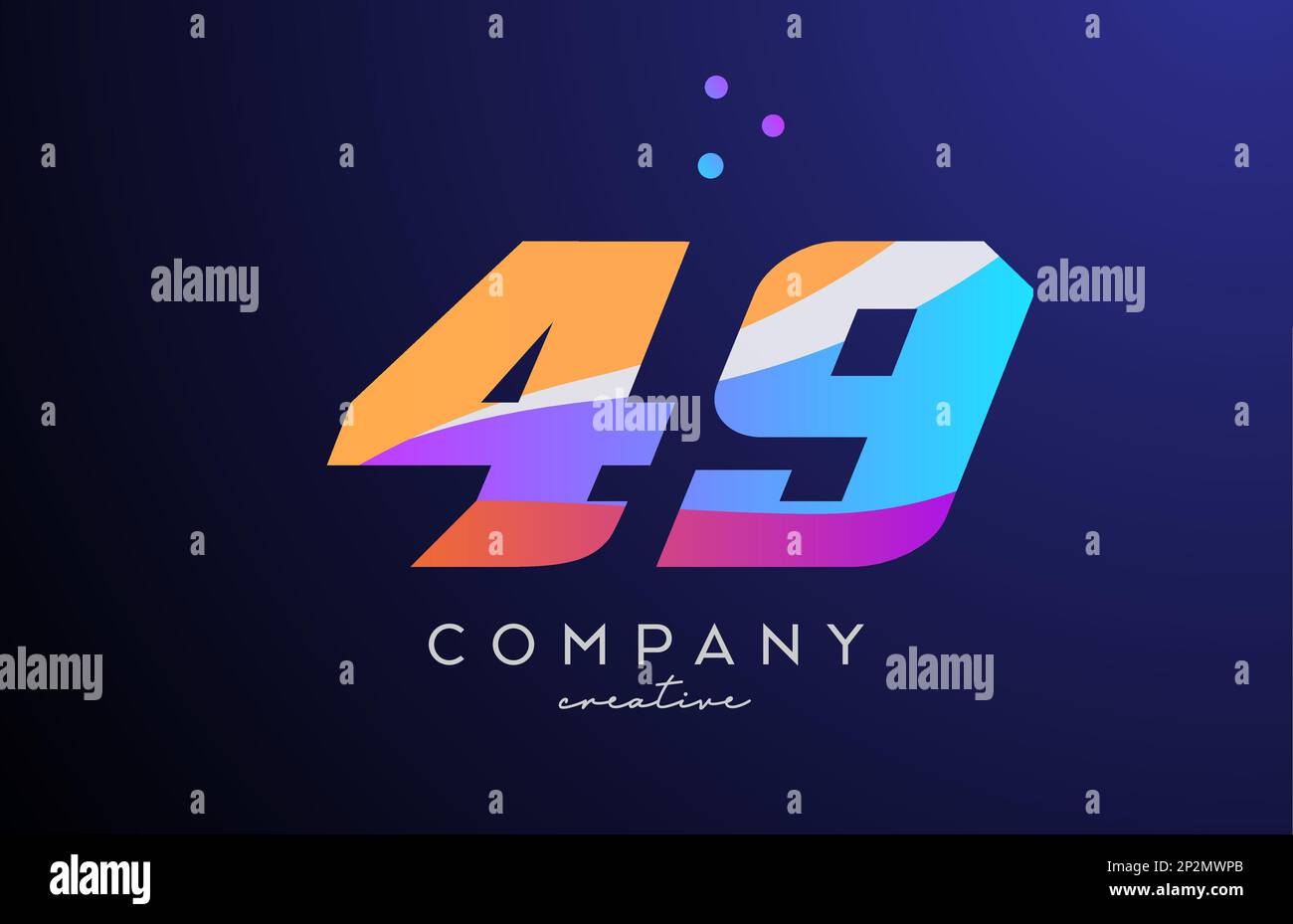 Number 49 Stock Vector Images - Alamy