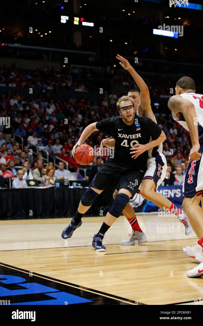 March 26, 2015: Xavier Musketeers center Matt Stainbrook (40) during ...
