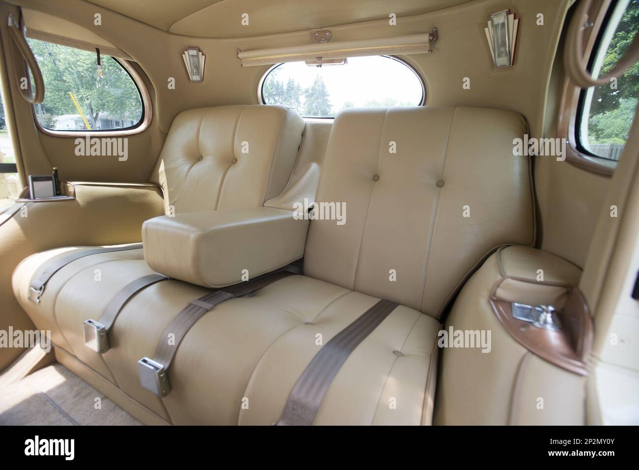 This July 6, 2015 photo shows the restored 1936 Packard Eight Club ...