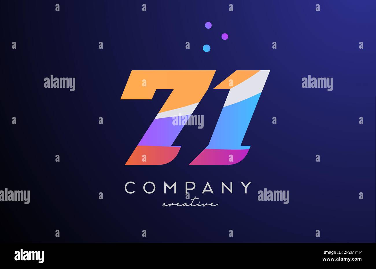 Number 71 Stock Vector Images - Alamy