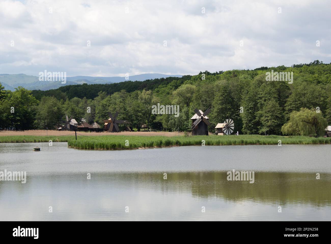 The Muzeul Astra National Museum complex in Sibiu, Romania, showcases ...