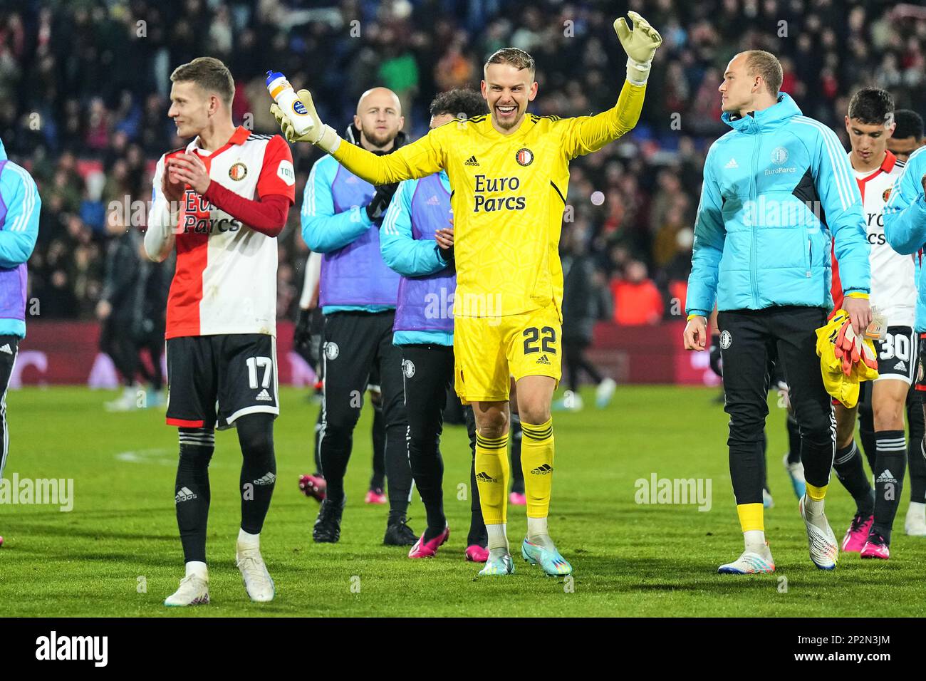 Rotterdam - Feyenoord keeper Timon Wellenreuther during the match ...