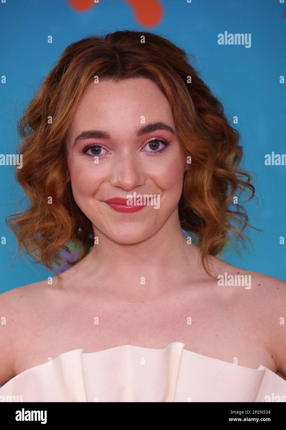 Lilah Fitzgerald arrives at the Nickelodeon Kids' Choice Awards on ...