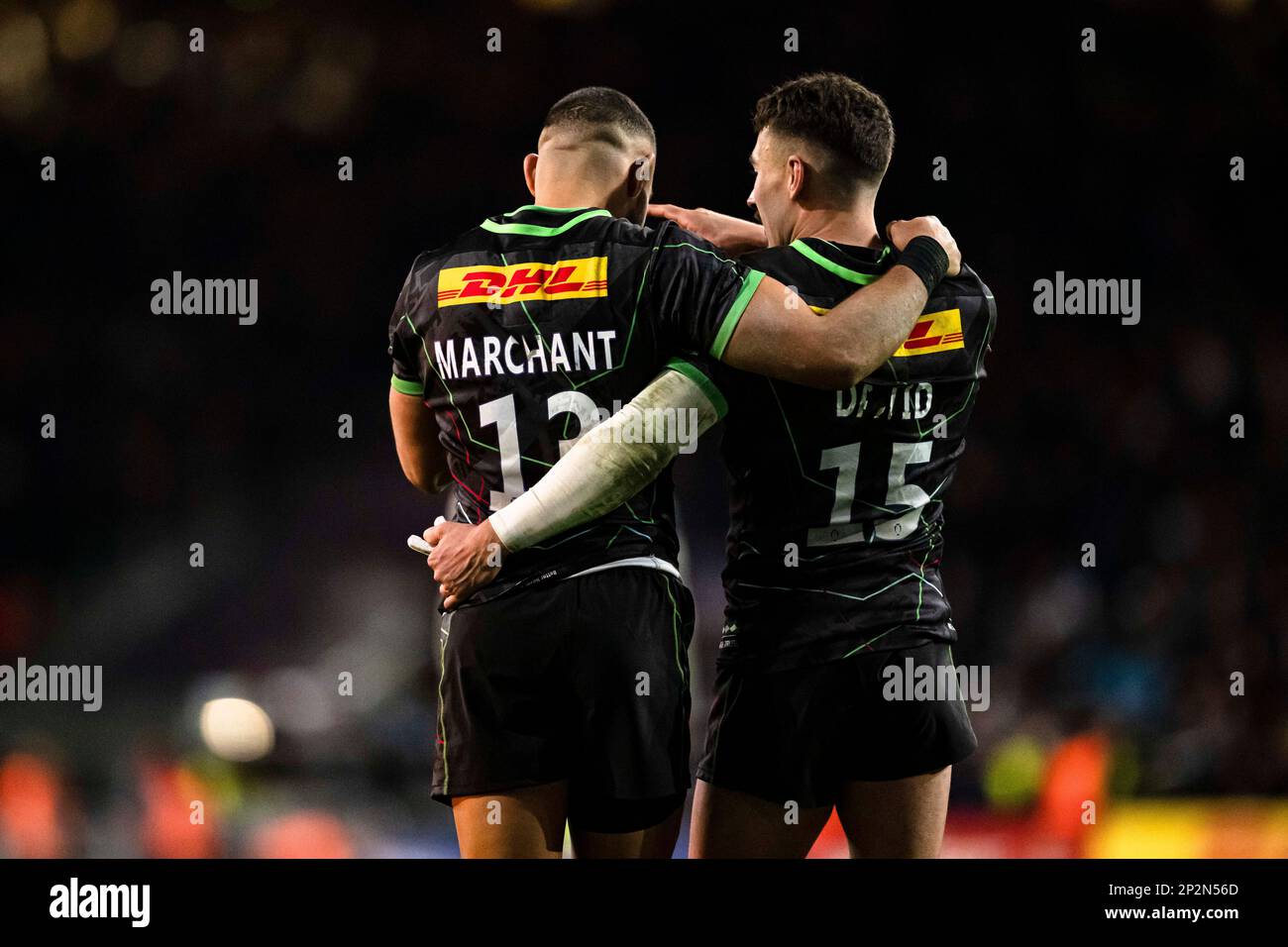 LONDON, UNITED KINGDOM. 04th, Mar 2023. Joe Marchant of Harlequins ...