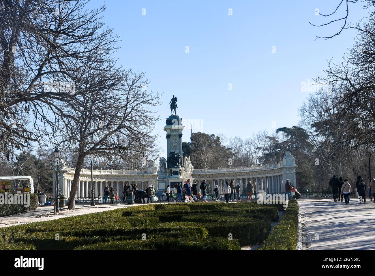 Madrid 04-03-2023 El parque del Retiro o parque del Buen Retiro ...