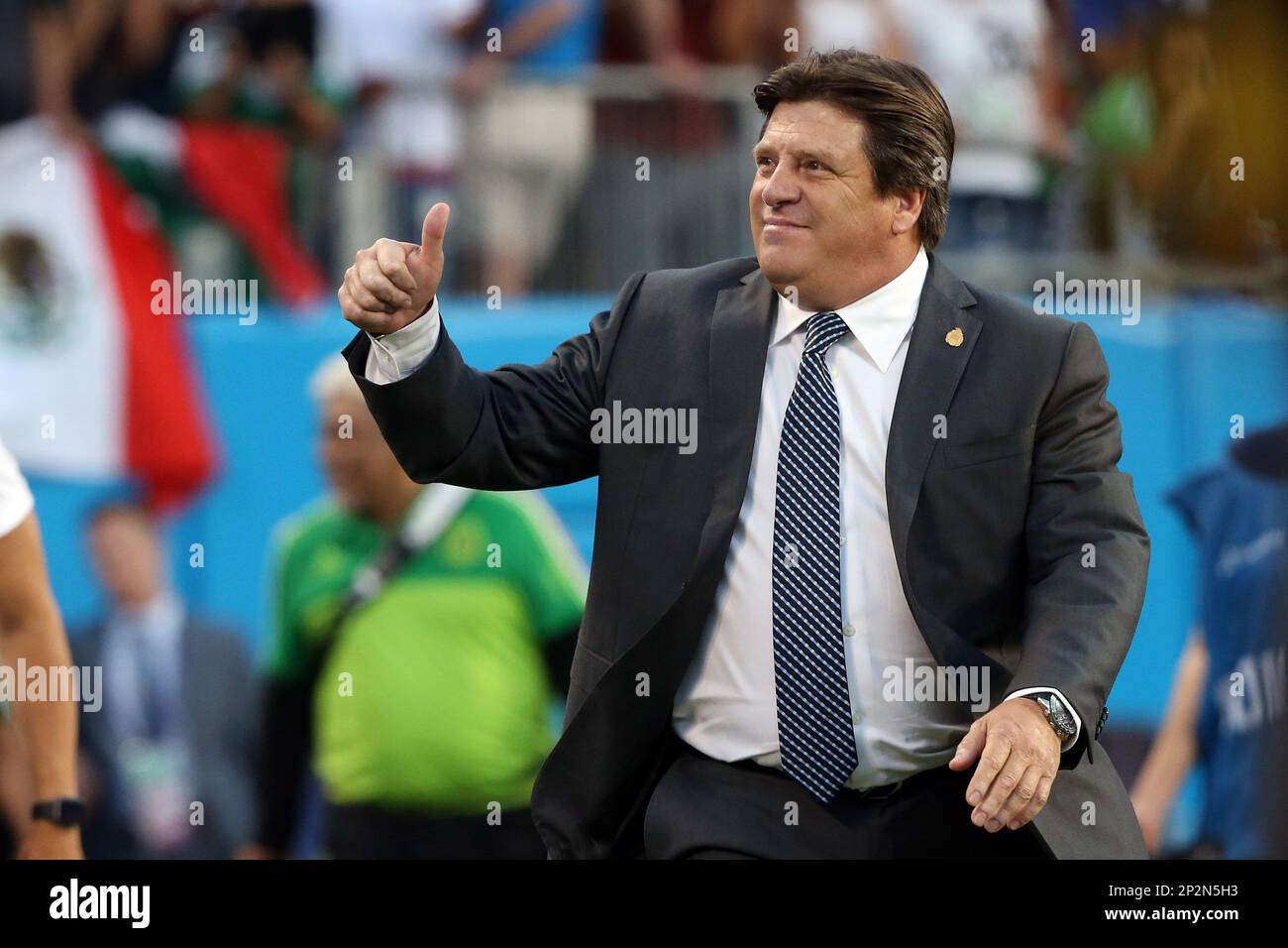 15 July 2015: Mexico head coach Miguel Herrera (MEX). The Mexico Men's ...