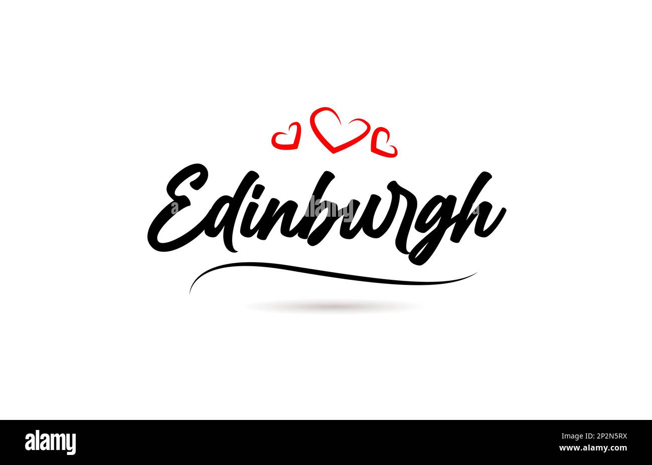 Edinburgh lettering Stock Vector Images - Alamy