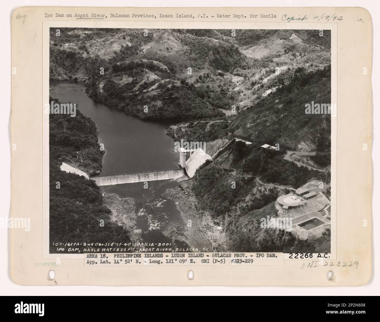 Philippine Island - Angat River, Aerial Photograph Stock Photo - Alamy