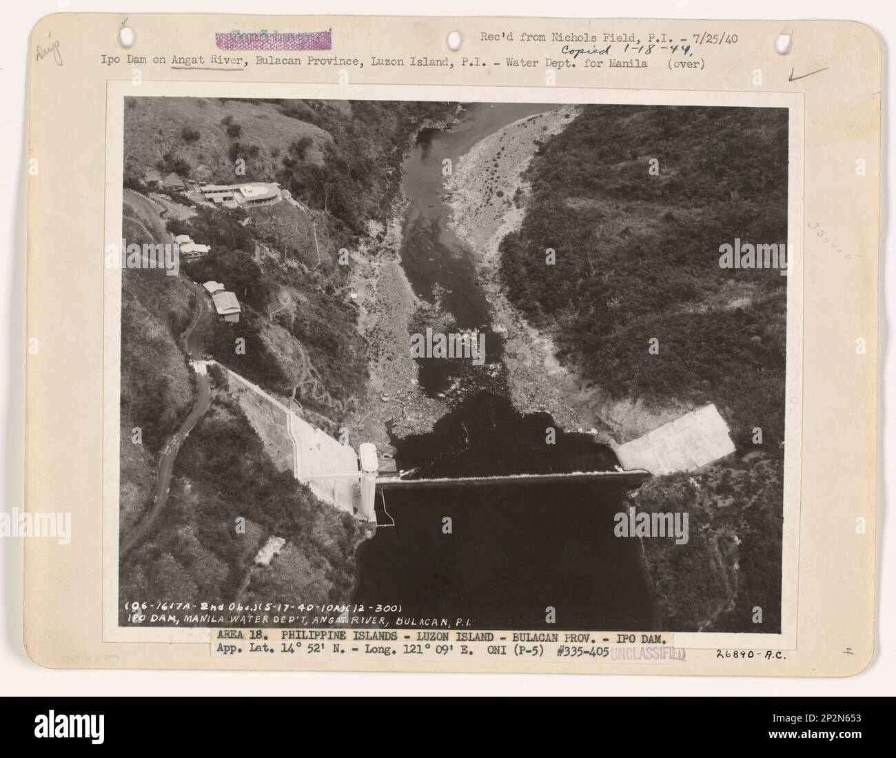 Philippine Island - Angat River, Aerial Photograph Stock Photo - Alamy
