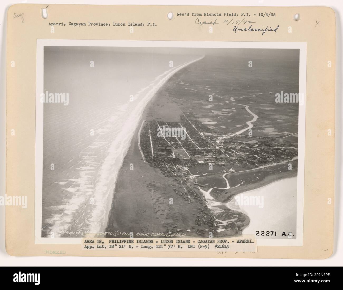 Philippine Island - Antimk Gold through Angat River, Aerial Photograph ...