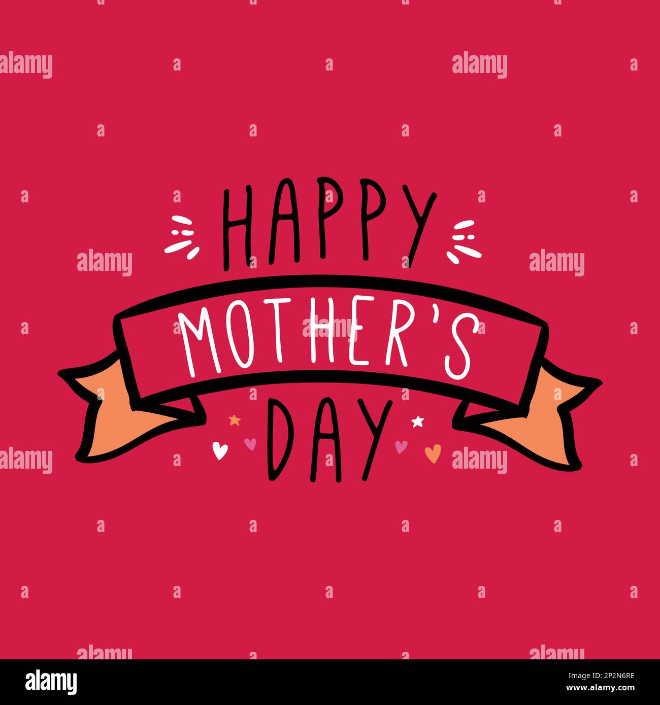 Mothers Day Vector lettering, mother day quote-Happy mothers day label ...