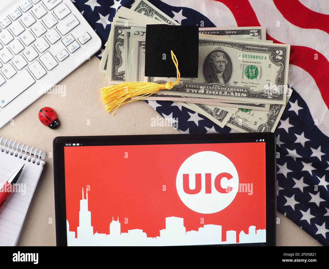 In this photo illustration, the University of Illinois, Chicago (UIC ...