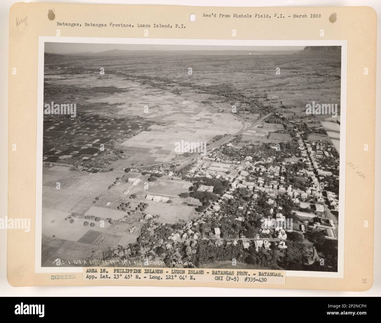 Philippine Island - Batangas, Aerial Photograph Stock Photo - Alamy
