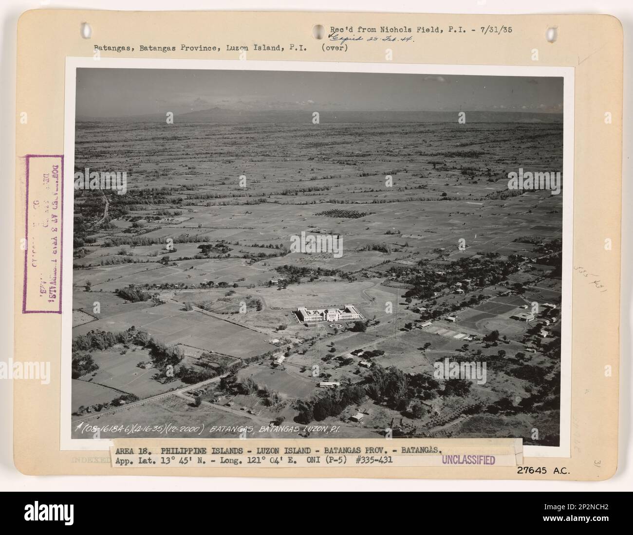 Philippine Island - Batangas, Aerial Photograph Stock Photo - Alamy