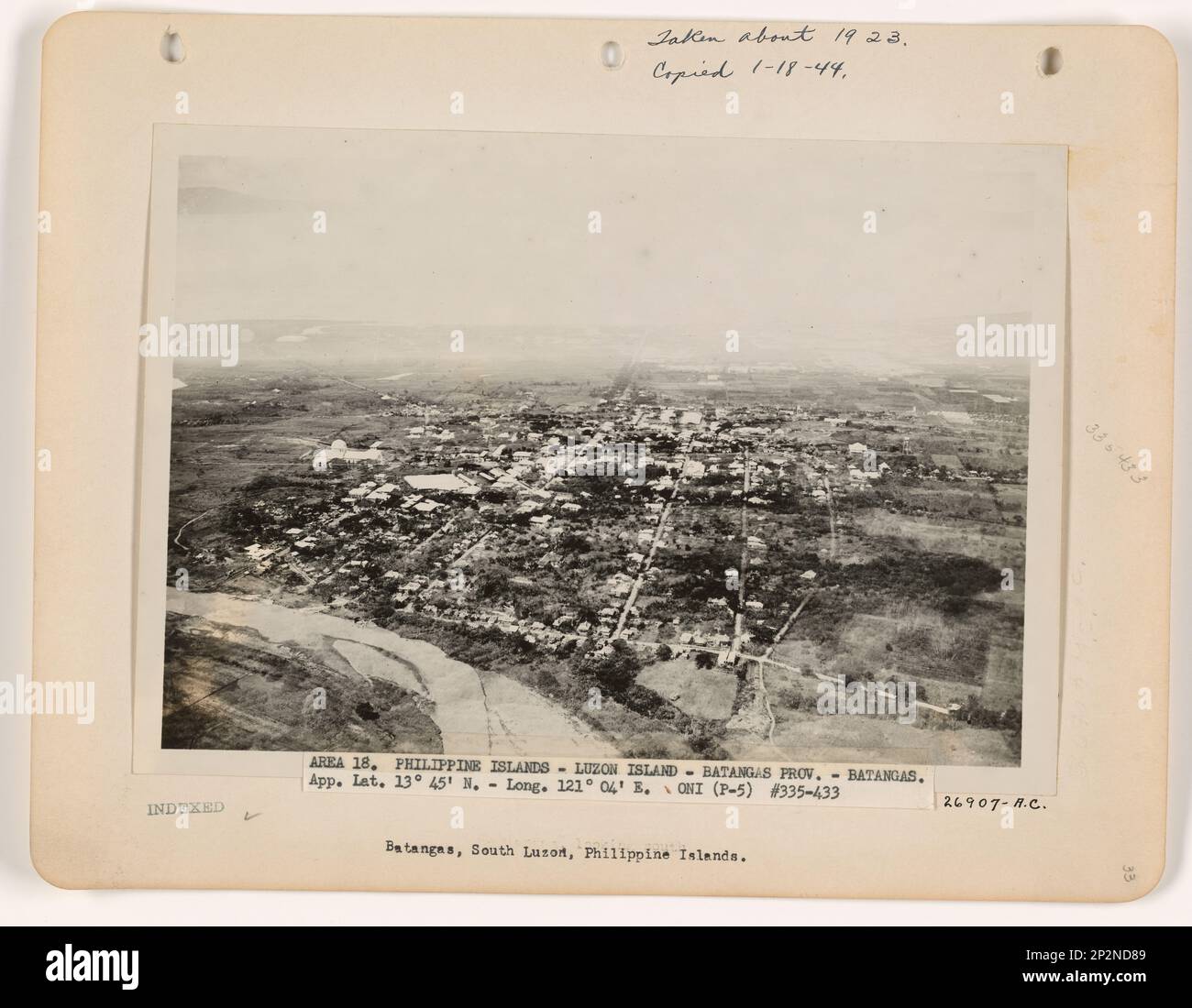 Philippine island batangas aerial hi-res stock photography and images ...