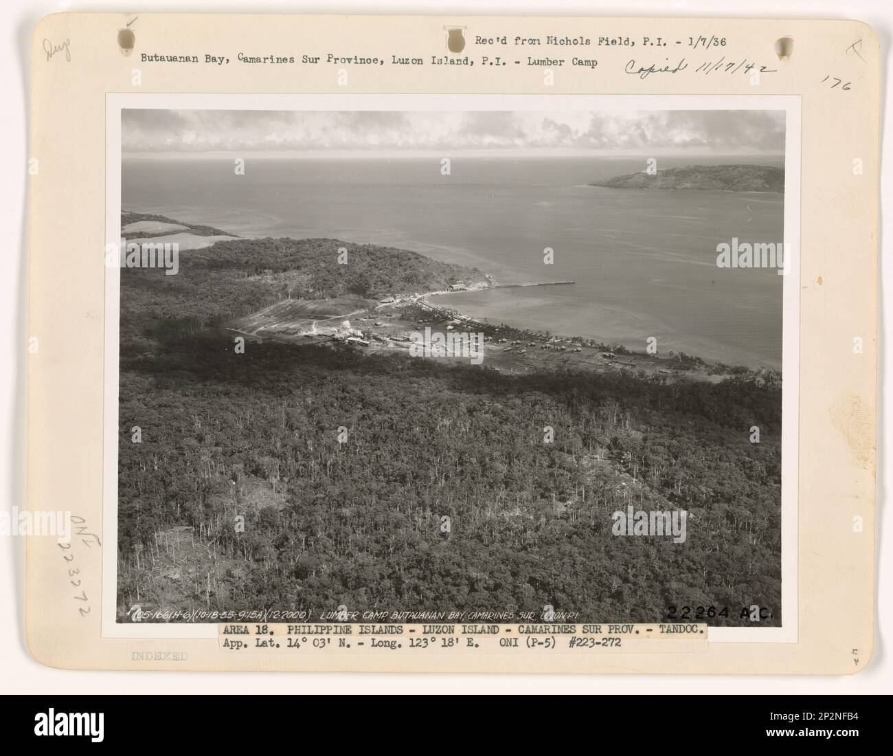 Philippine Island - Bulacan River through Calamba Sugar Central, Aerial ...