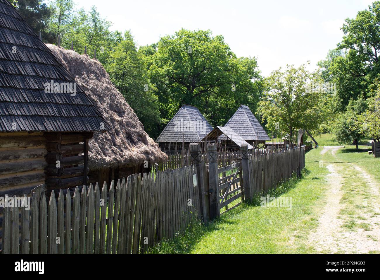 The Muzeul Astra National Museum complex in Sibiu, Romania, showcases ...