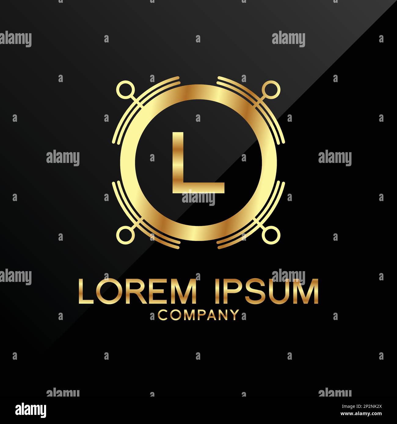 ALPHABERICAL Letter Base Luxury Premium God Logo Stock Vector Image ...