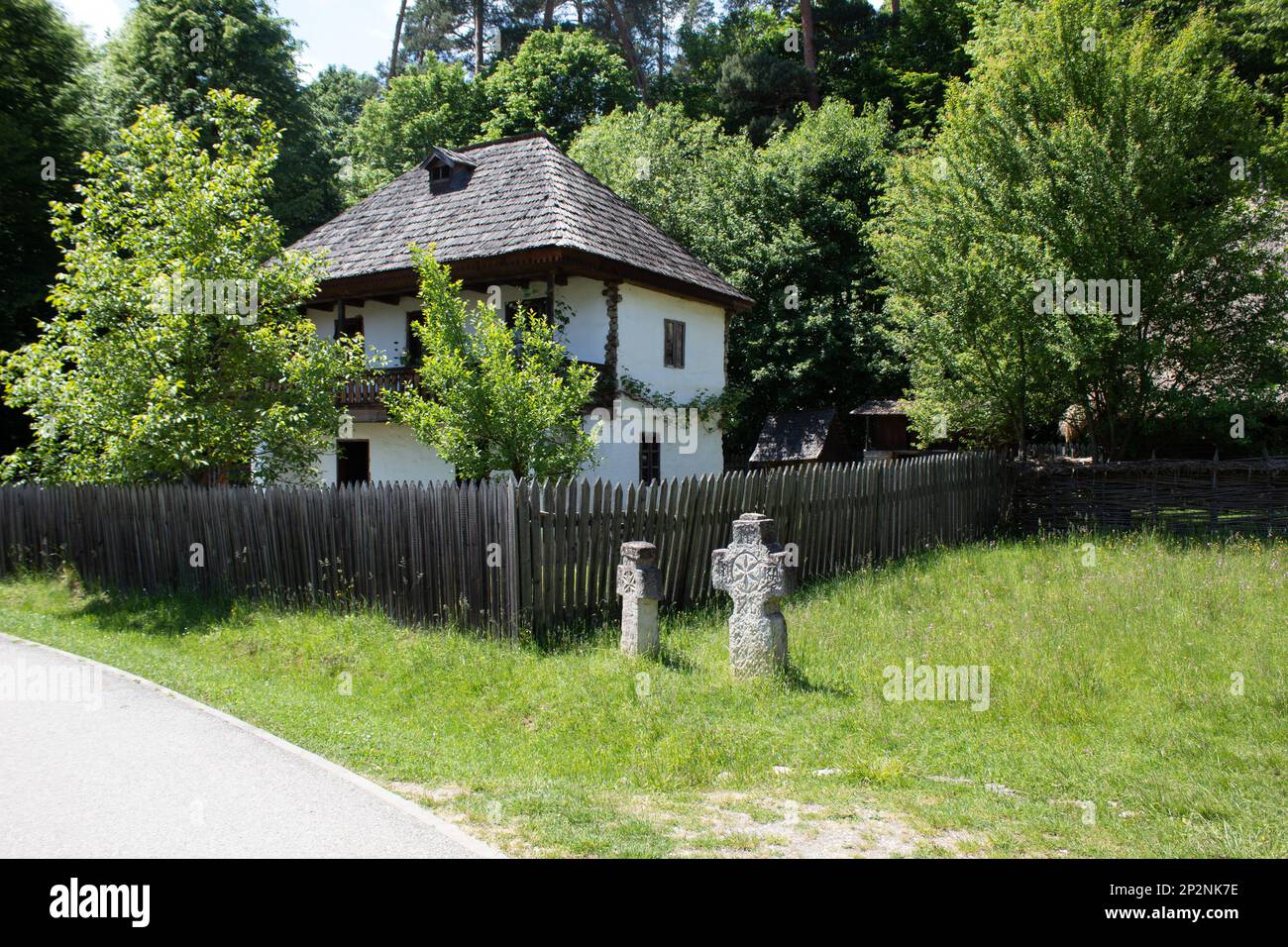 The Muzeul Astra National Museum complex in Sibiu, Romania, showcases ...