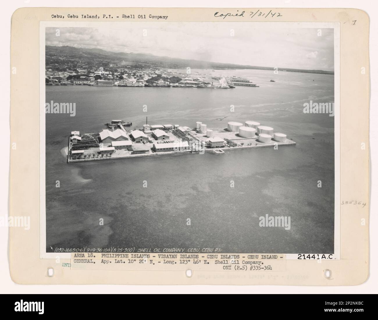 Philippine Island - Cebu, Aerial Photograph Stock Photo - Alamy