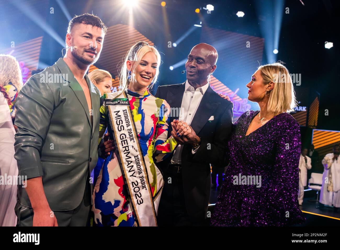 Rust, Germany. 04th Mar, 2023. Juror Nicolas Puschmann (l-r), Miss ...