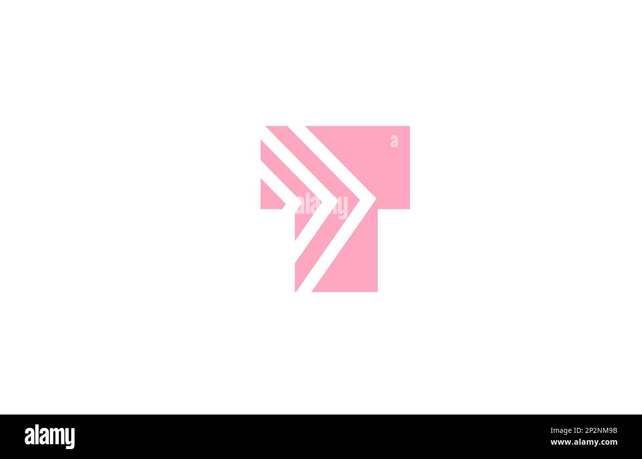 pink letter S alphabet logo icon with line design. Creative geometric ...