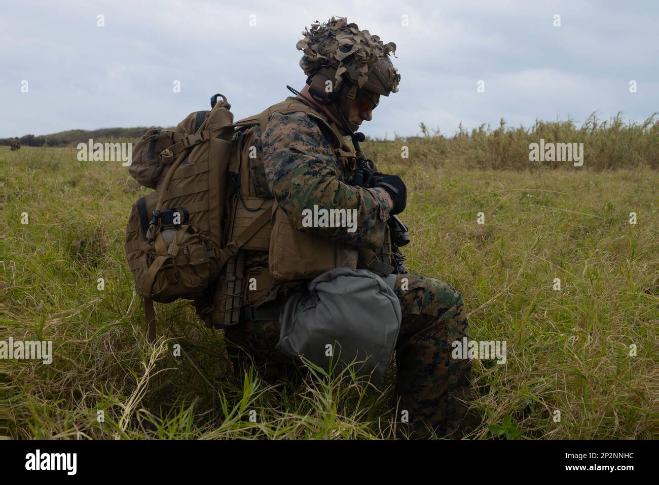 U.S. Marine Corps Capt. William Cheatham, an infantry officer with ...