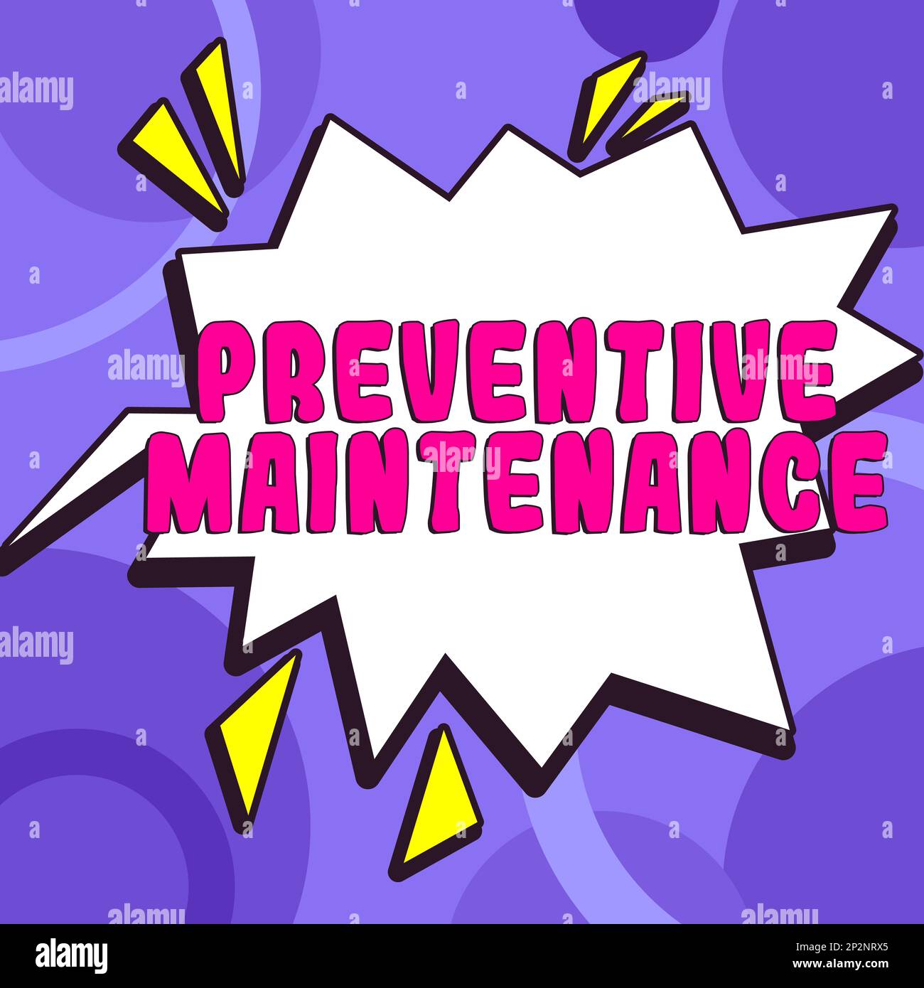 Conceptual display Preventive Maintenance. Word Written on Avoid ...