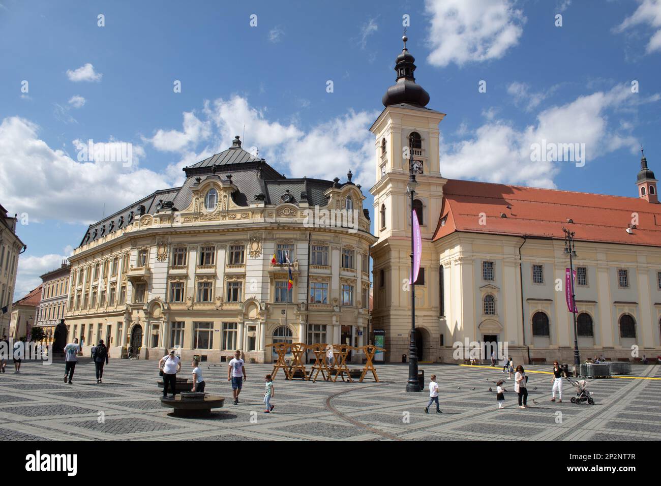 Around the town of Sibiu, Romania Stock Photo - Alamy