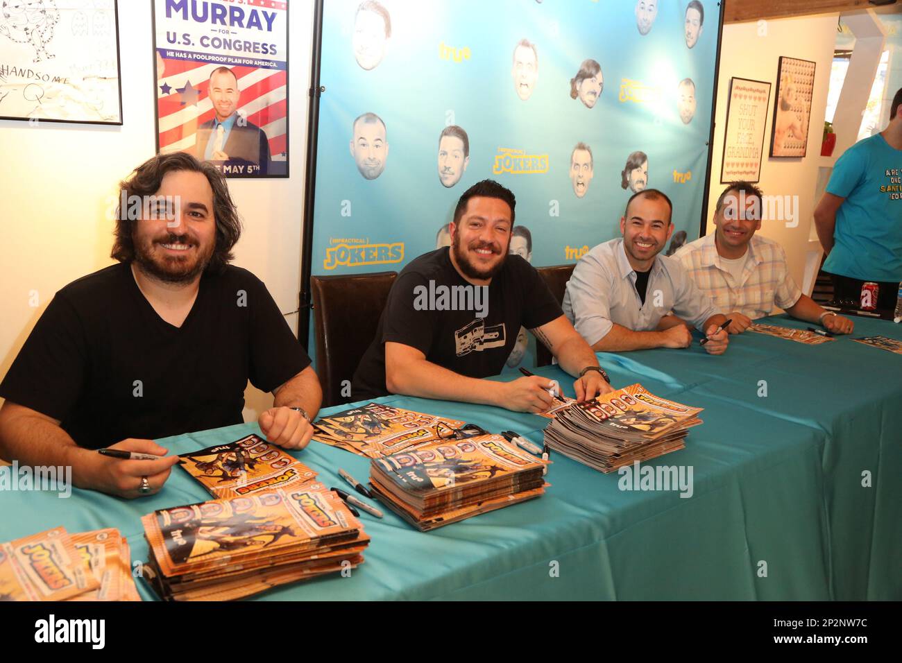 Photo by: JMA/STAR MAX/IPx7/10/15Brian Quinn, Sal Vulcano, James Murray ...