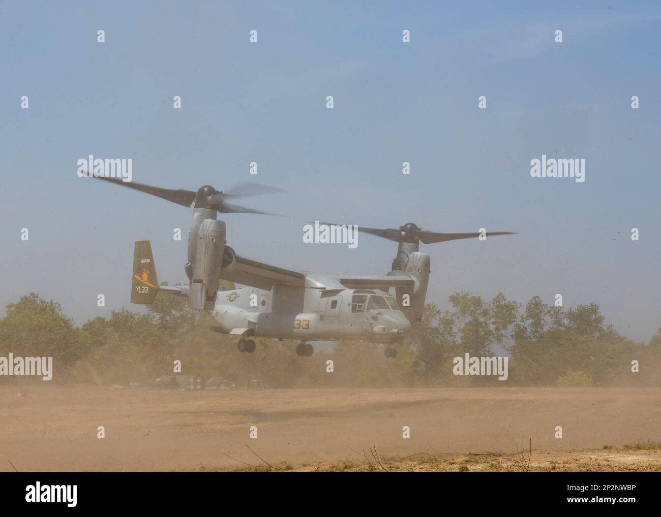 U.S. Marine Corps MV-22B Osprey pilots with Marine Medium Tiltrotor ...