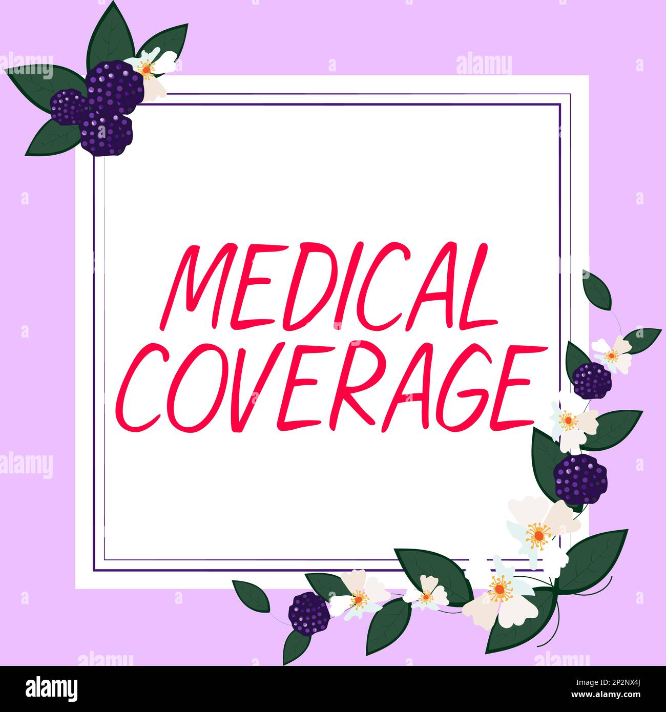 Sign displaying Medical Coverage. Conceptual photo inclusion within the ...