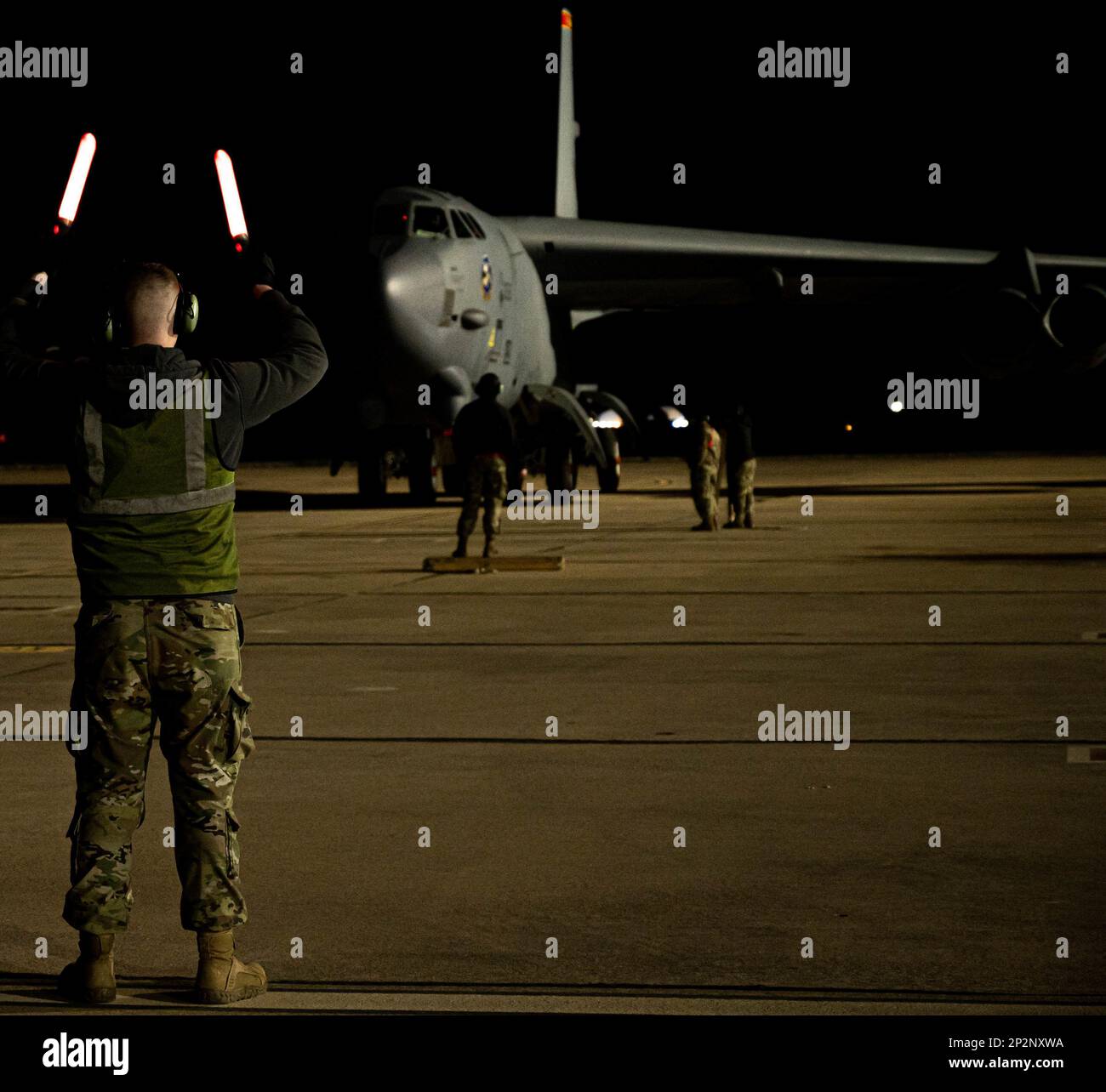 Maintenance professionals with the 23rd Expeditionary Bomb Squadron ...