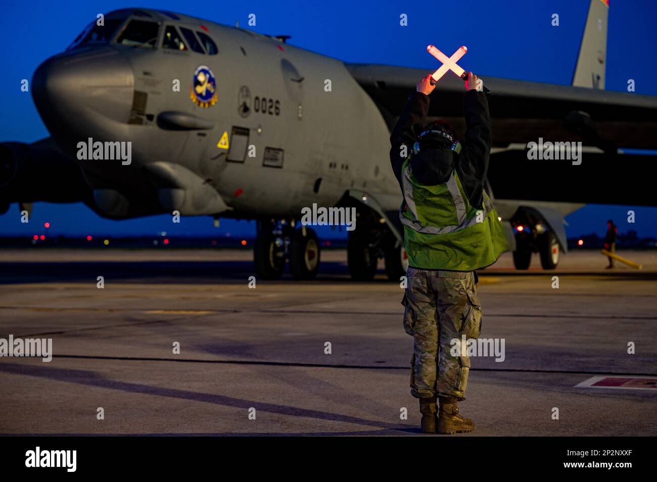 A maintenance professional with the 23rd Expeditionary Bomb Squadron ...
